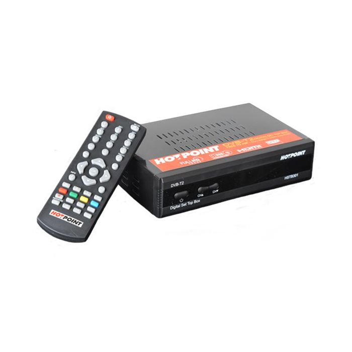 Dukatech | 0111 017200 | Von Hotpoint DVB-T2 Digital Decoder HSTB301 ...
