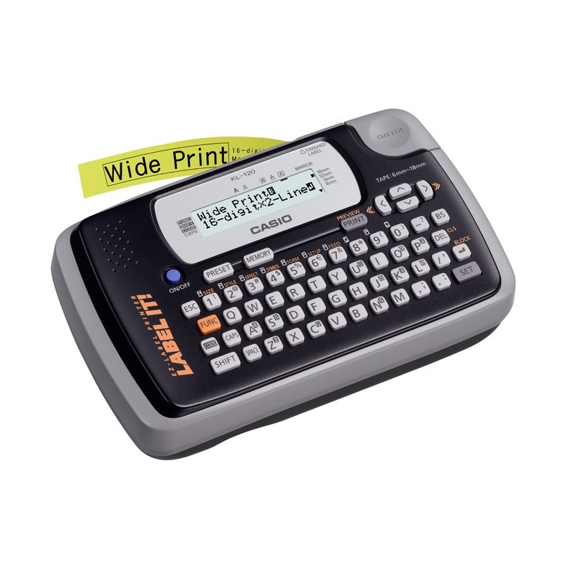 Dukatech | 0111 017200 | Casio KL-120 Handheld Label Printer