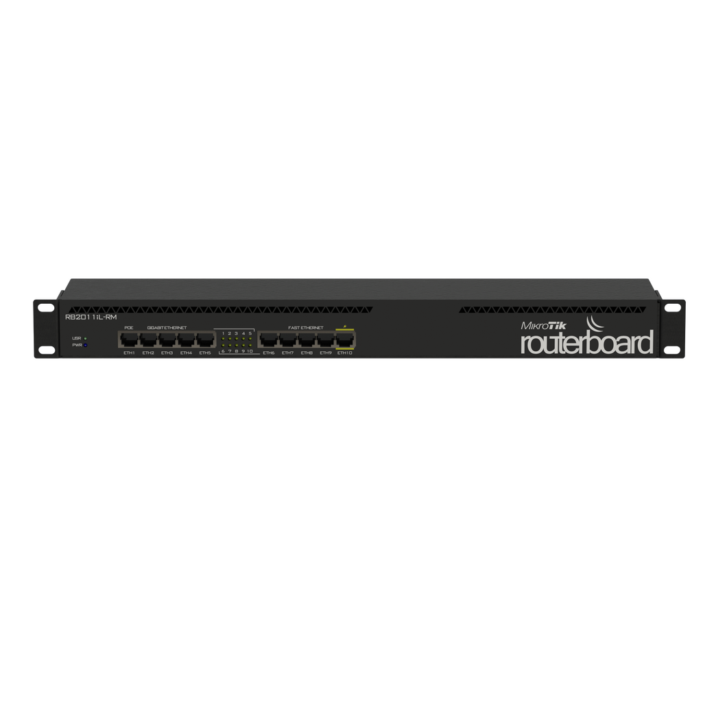 Dukatech|0111 017200|MikroTik Router Board RB2011iL-RM RackMount