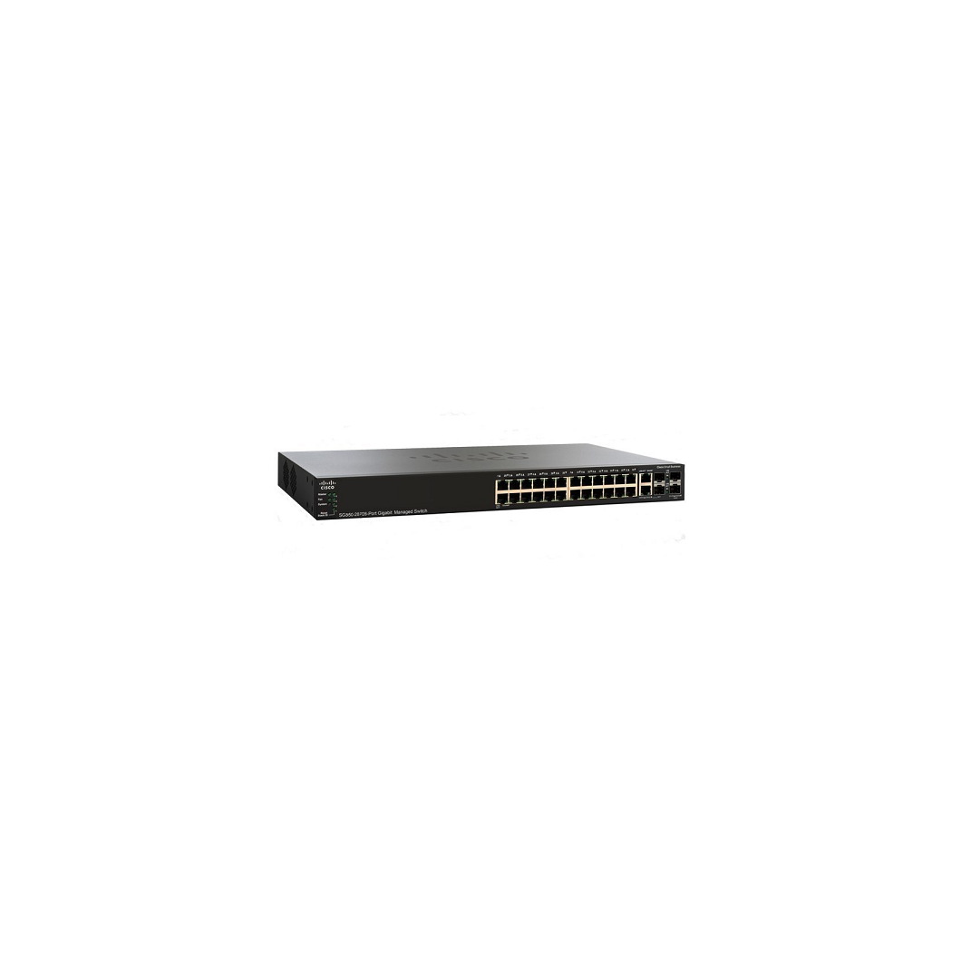 Dukatech | 0111 017200 | Cisco SG350-28P 28 Port Gigabit PoE Managed Switch