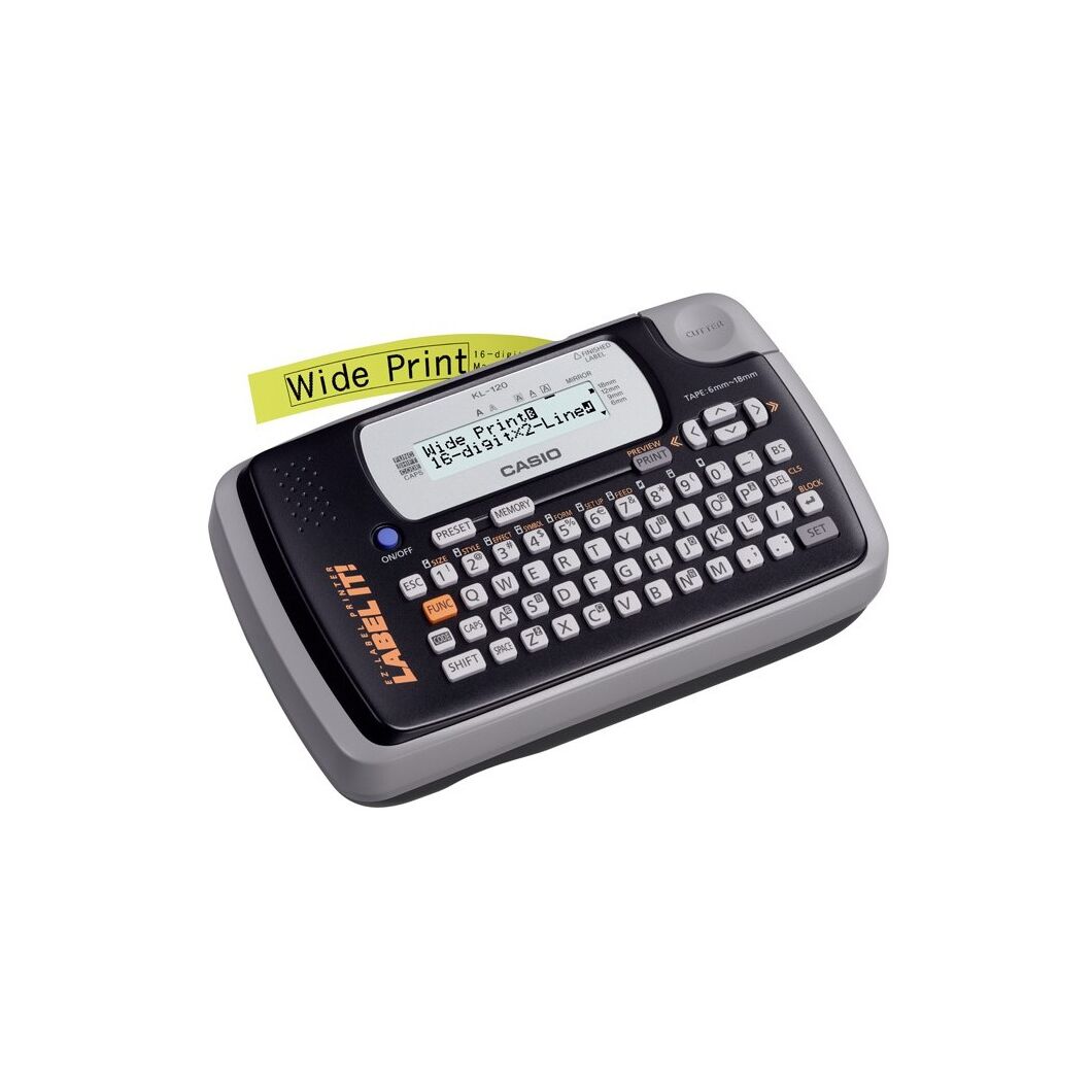 Dukatech | 0111 017200 | Casio KL-120 Handheld Label Printer